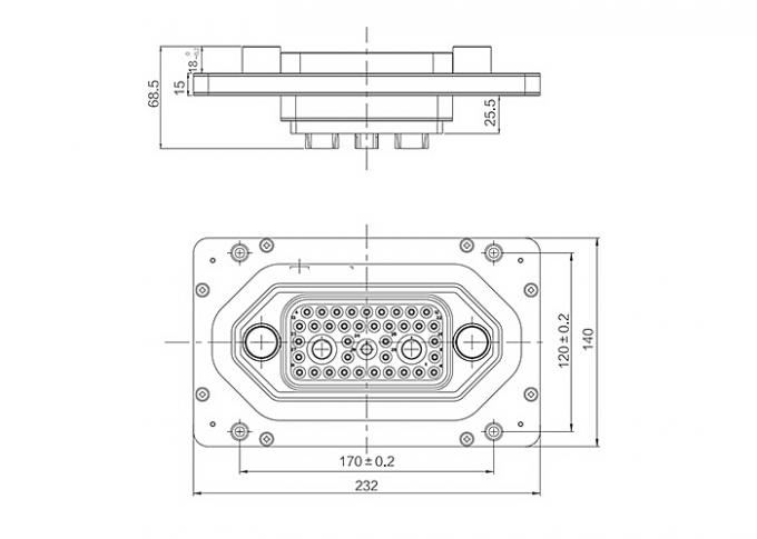 10000 Mechanical Life Battery Swapping System Connector For EV HEV ...