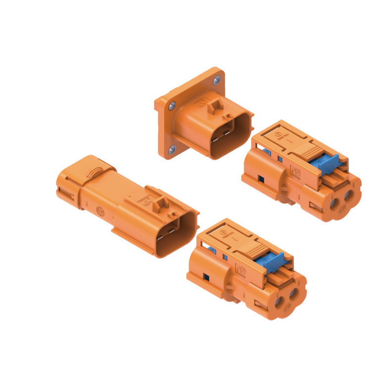 Neopower 800V 20A High-Voltage EV 2-Pin Power Connector with HVIL, 360 ...