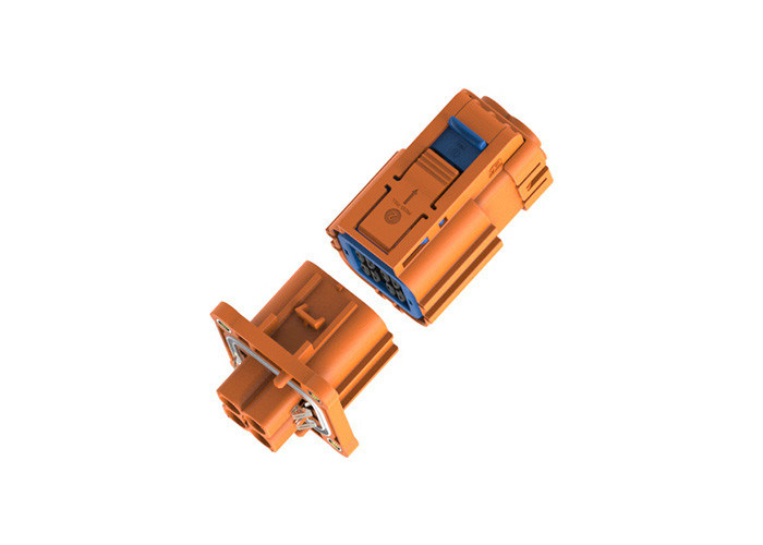 FCC High Voltage Power Socket , 4 Pin High Current Electrical Connectors