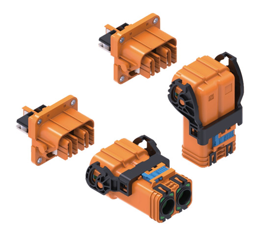 Neopower 2 Pin High Voltage Connector 220A 1000V with HVIL for EV ...