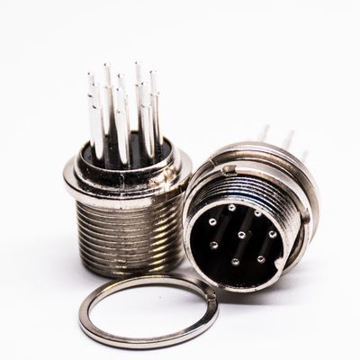Buy screw lock 5 pin male connector, Good quality screw lock 5 pin male ...